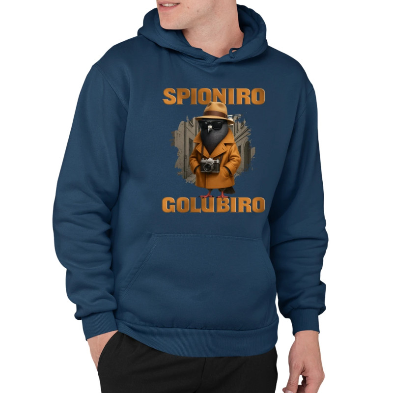 Spioniro Golubiro - Italian Brainrot - pánská mikina s potiskem
