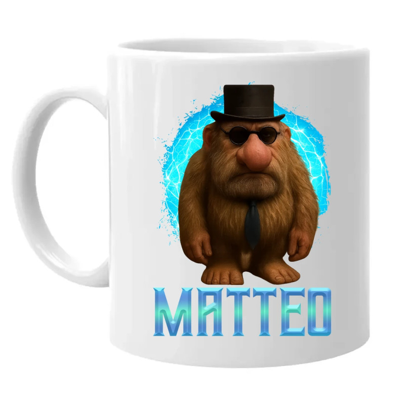 Matteo - Italian Brainrot - hrnek s potiskem MATTEOOOOOOOOOO